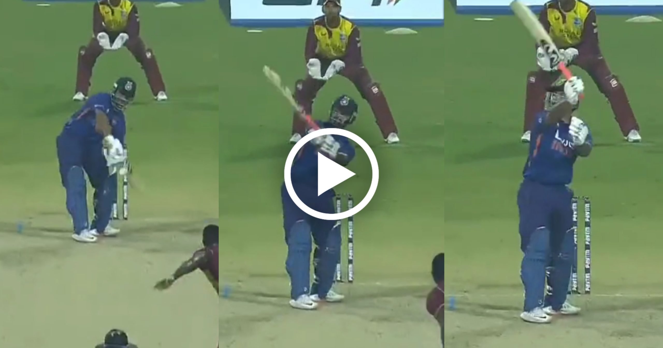 Rishabh Pant Gives Unique Twist To The Helicopter Shot