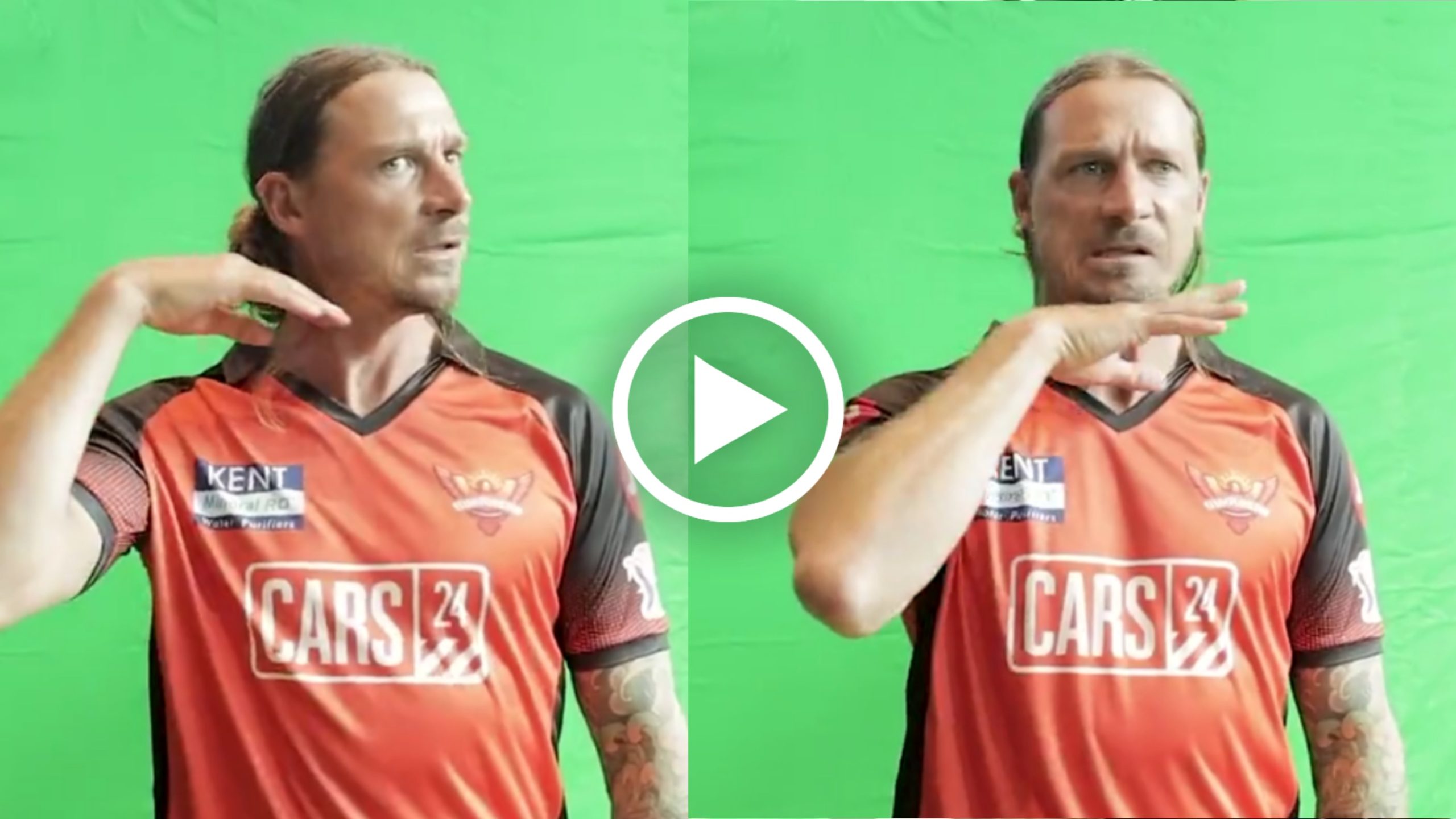 Dale Steyn surprises with the Pushpa celebration during SRH's photoshoot