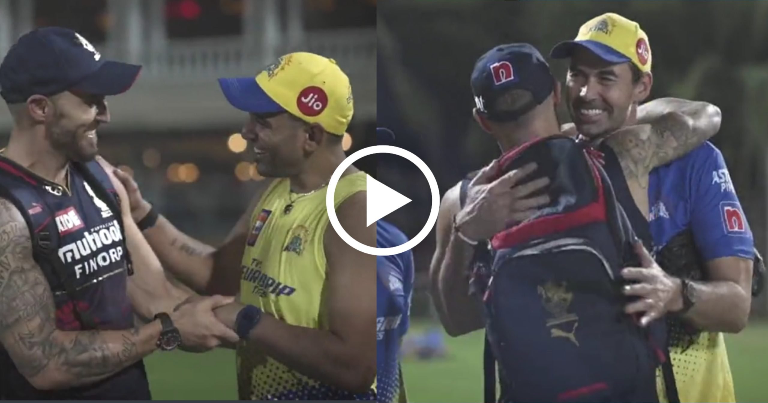 Faf du Plessis Gets A Warm Reunion With His Former CSK Teammates