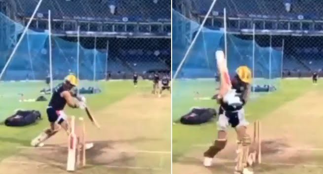 Virat Kohli Got Bowled In Nets Ahead Of The Game Against MI