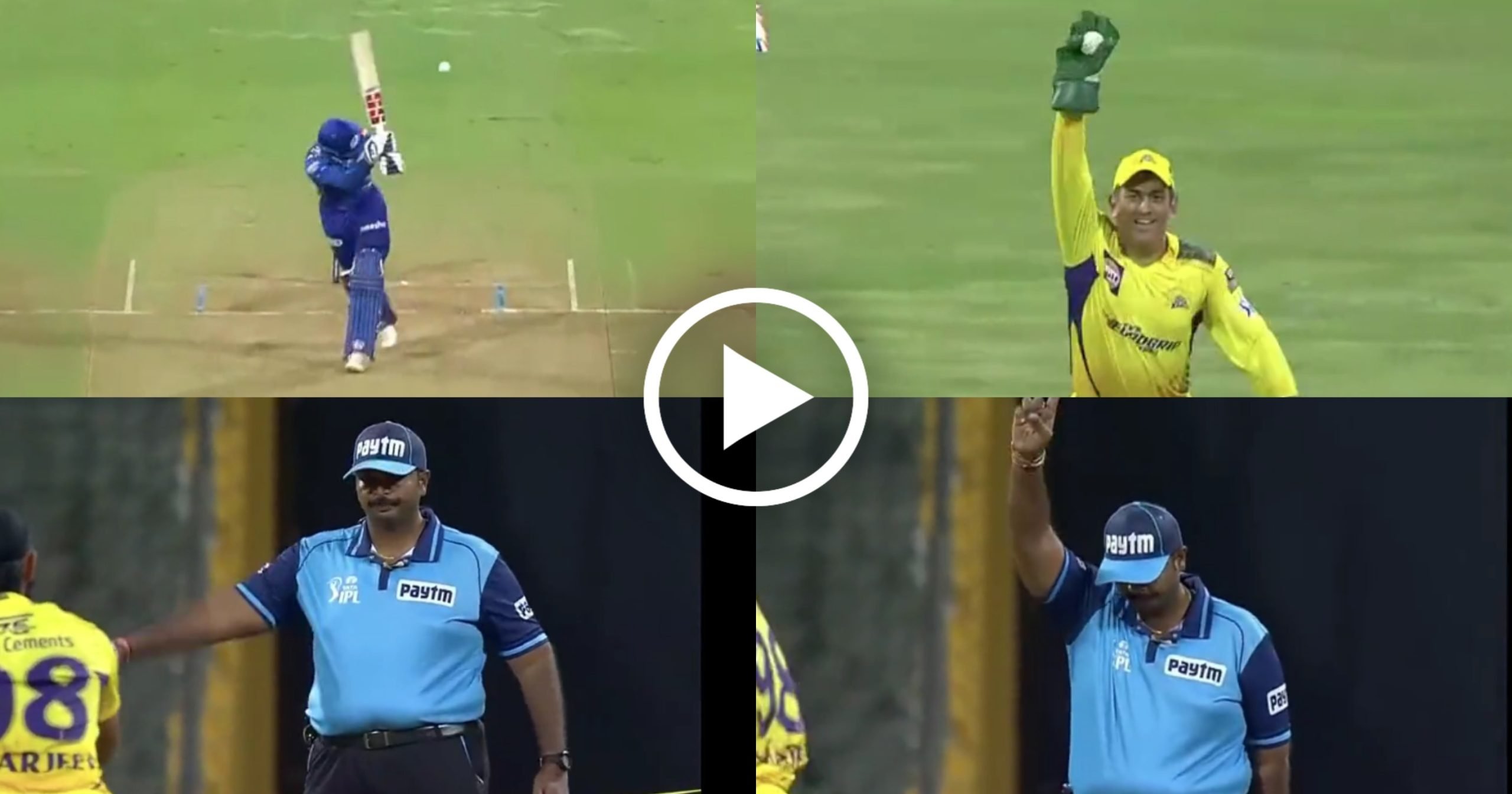 Umpire Decided To Call It A Wide But Ended Up Giving It Out