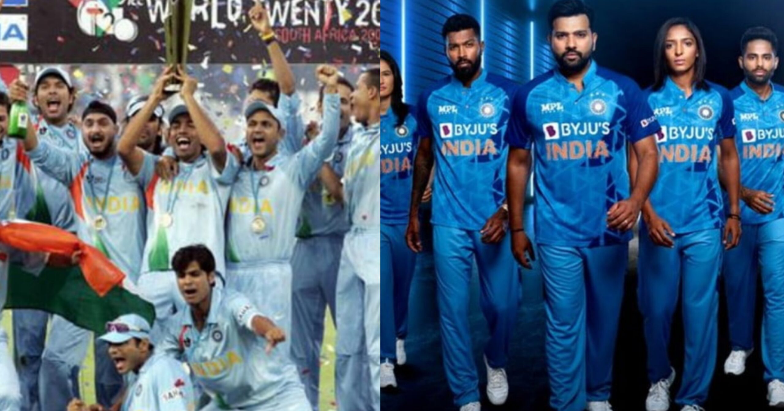 Rating Team India's T20 World Cup Jerseys From 2007 To 2022