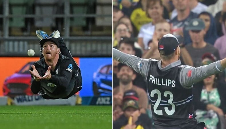 Glenn Phillips Takes A Brilliant Catch To Send Back Marcus Stoinis