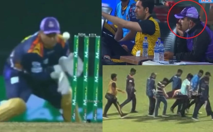 Azam Khan Suffered A Blow On His Head After The Slower Ball From Nuwan ...