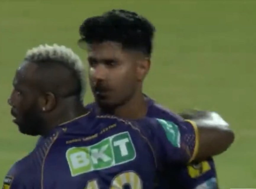 Andre Russell and Harshit Rana Celebrated Early After A DRS Call