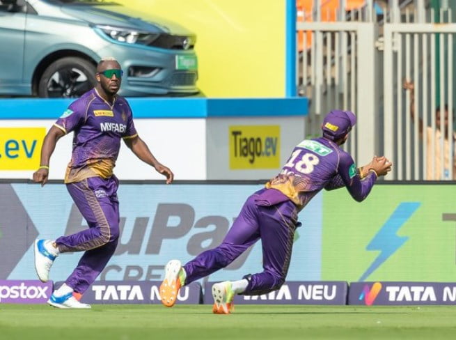 N Jagadeesan Grabs An Exceptional Backward Running Catch
