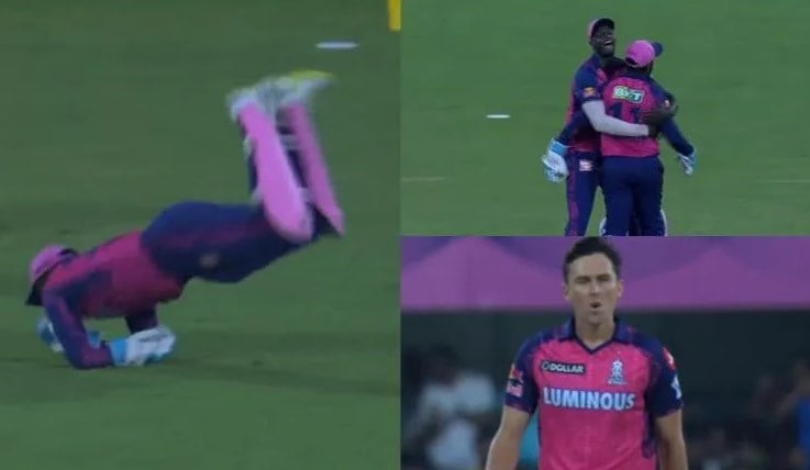 Sanju Samson Take A Flying Catch To Dismiss Prithvi Shaw On A Duck