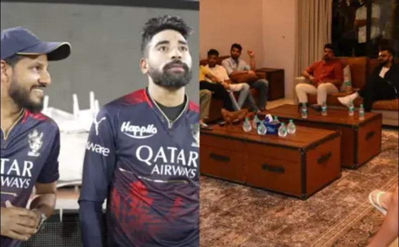 Mohammed Siraj Thanks RCB Players For Visiting His Home