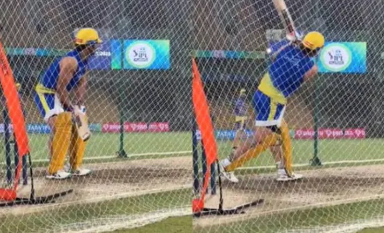MS Dhoni Smashes Humongous Sixes In Nets Ahead Of Qualifier 1