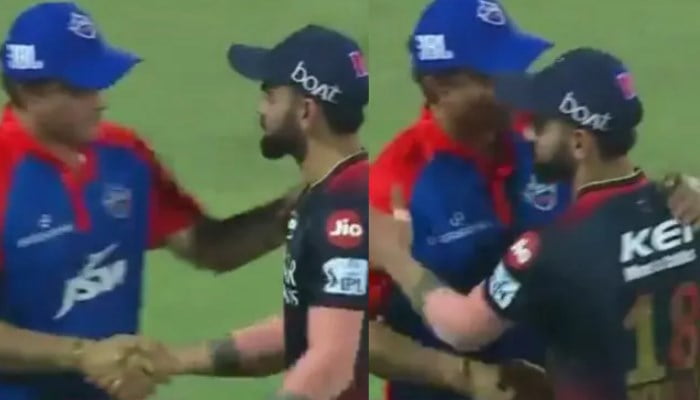 Virat Kohli Shares An Heart-warming Handshake With Sourav Ganguly