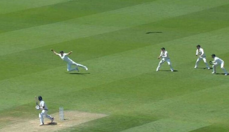 Cameron Green Takes Stunning Catch to Dismiss Ajinkya Rahane