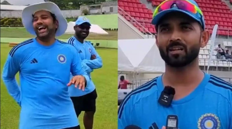 Rohit Sharma Turns Reporter, Playfully Interviews Ajinkya Rahane In West Indies