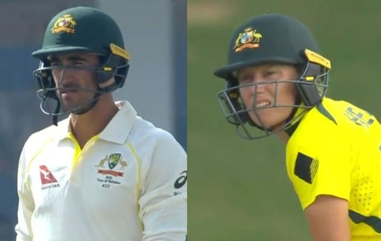 Mitchell Starc Turns To Wife Alyssa Healy's Bat For Spectacular Performance