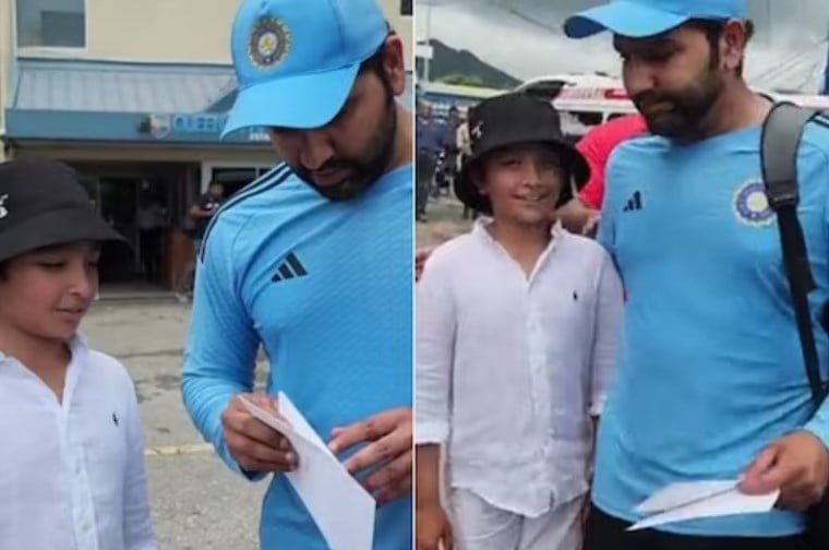 Rohit Sharma's Heartwarming Gesture: Appreciating a Special Card From A ...