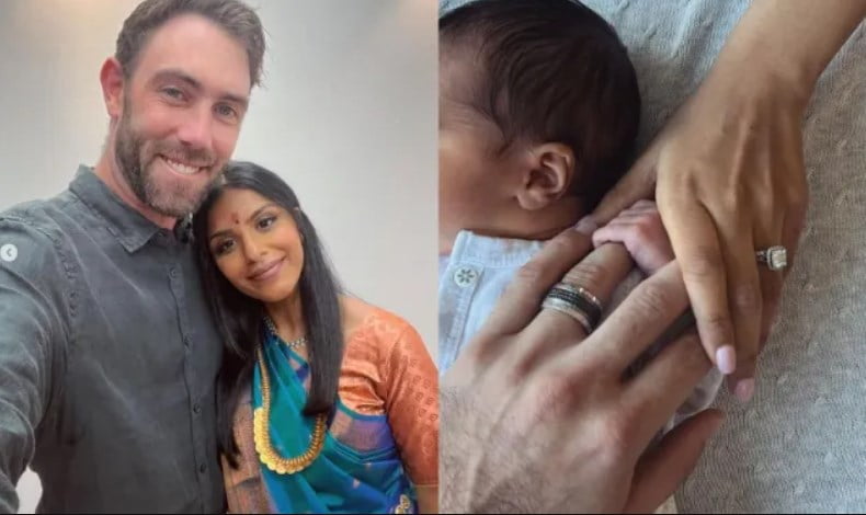 Glenn Maxwell and Vini Raman Welcome Baby Boy, Named Logan Maverick