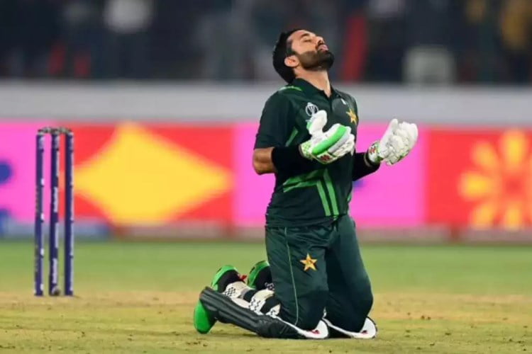 Mohammed Rizwan's Gaza Dedication Sparks Mixed Reactions After World Cup Century