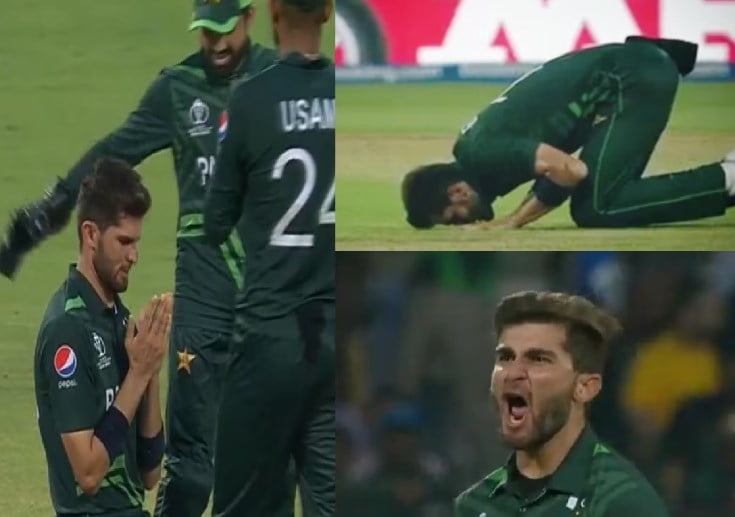 Shaheen Afridi Performs Sajda After Taking 5-Fer Against Australia