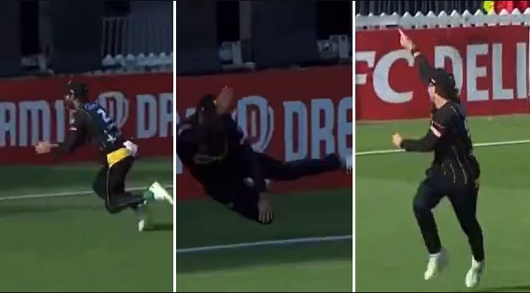 Troy Johnson's Gravity-Defying Catch Steals The Show In Super Smash T20 ...
