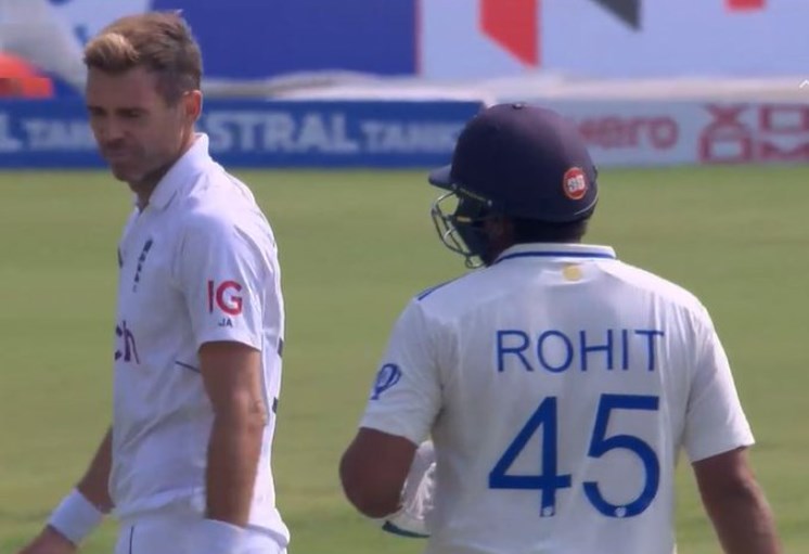 Rohit Sharma and James Anderson Engage in Sledging Duel Amidst Intense ...