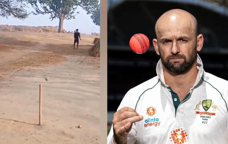Nathan Lyon Encourages Indian Fan's Bowling Skills in Heartwarming Exchange