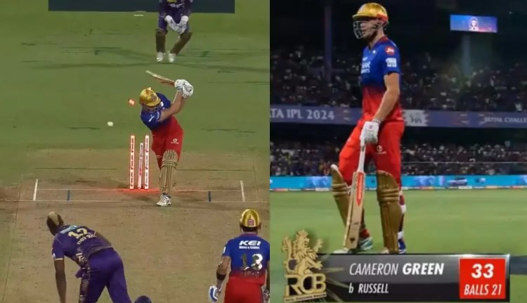 Andre Russell Cleans Up Cameron Green After A Six