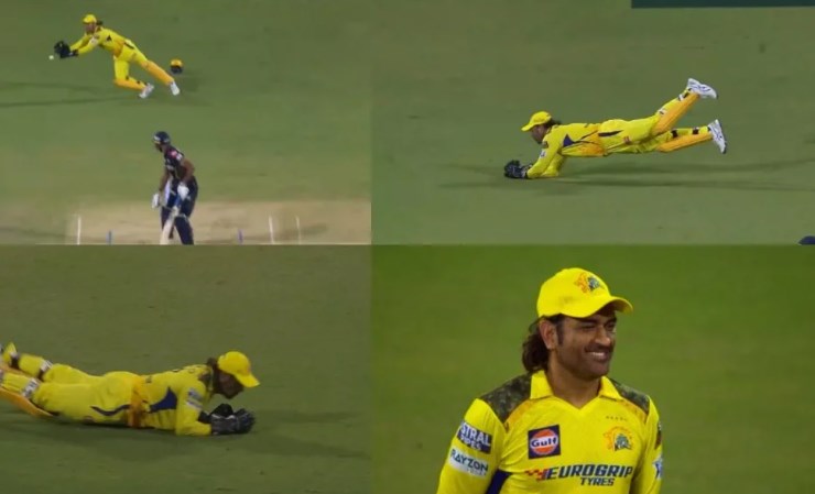 MS Dhoni's Spectacular Flying Catch Dismisses Vijay Shankar In IPL 2024 ...
