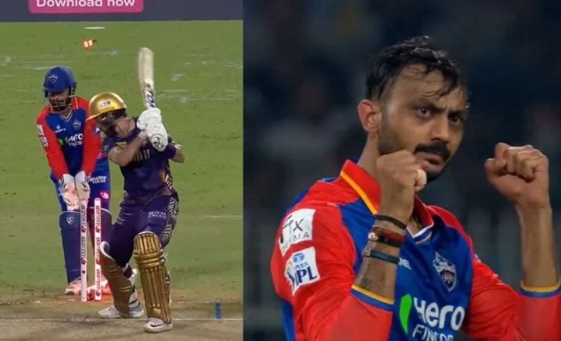 Axar Patel Castles Phil Salt To Revive Delhi Capitals' Hopes