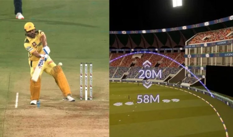 MS Dhoni Unleashes A 360-Degree Six Against LSG