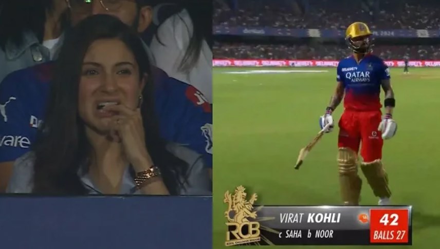 Anushka Sharma Stunned As Virat Kohli's Dismissal Leaves RCB Shocked