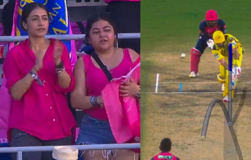 Dhanashree Verma Cheers As Yuzvendra Chahal Strikes