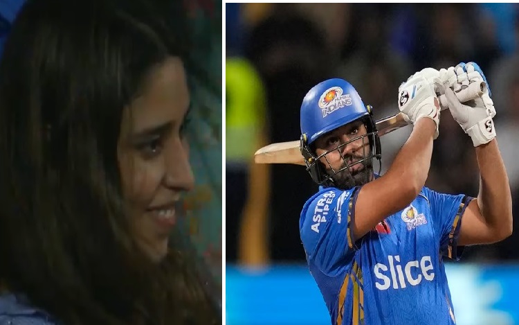 Ritika Sajdeh Overwhelmed As Emotional Rohit Sharma Smashes Fifty