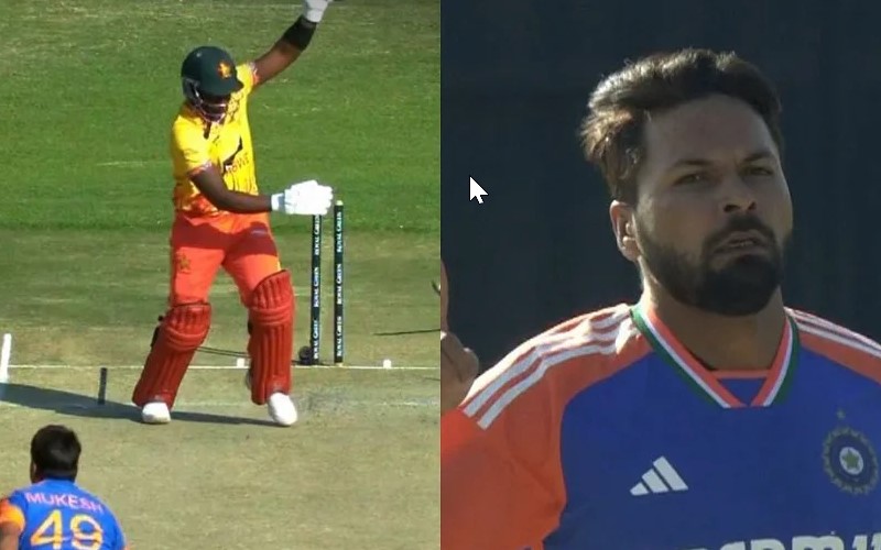 Mukesh Kumar's Perfect Inswinger Bowls Out Innocent Kaia