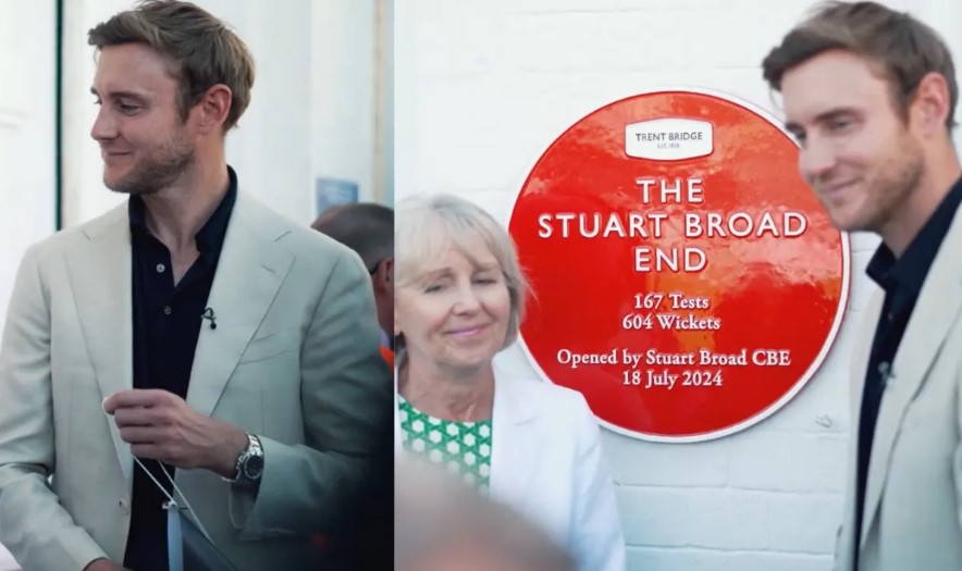Stuart Broad Rings Farewell Bell As Trent Bridge Stand Bears His Name