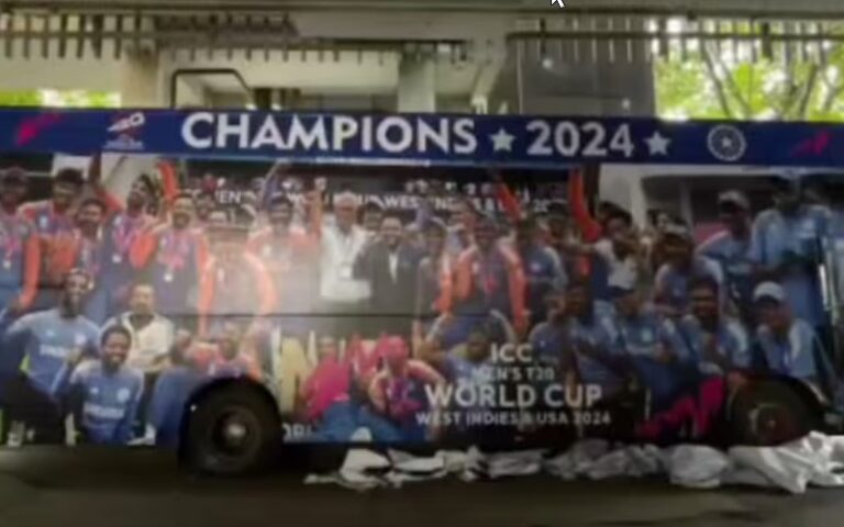 Team India's T20 World Cup Victory Parade: First Look At The Open Bus