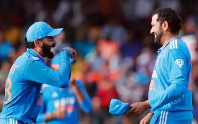 Virat Kohli and Rohit Sharma Share a Laugh Over Creative Fan Poster