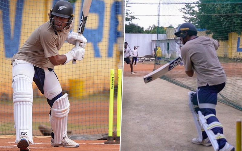 Rachin Ravindra Prepares At CSK Academy Ahead Of New Zealand's ...