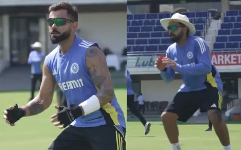 Team India Divides Into Groups For Intense Fielding Practice Ahead Of ...