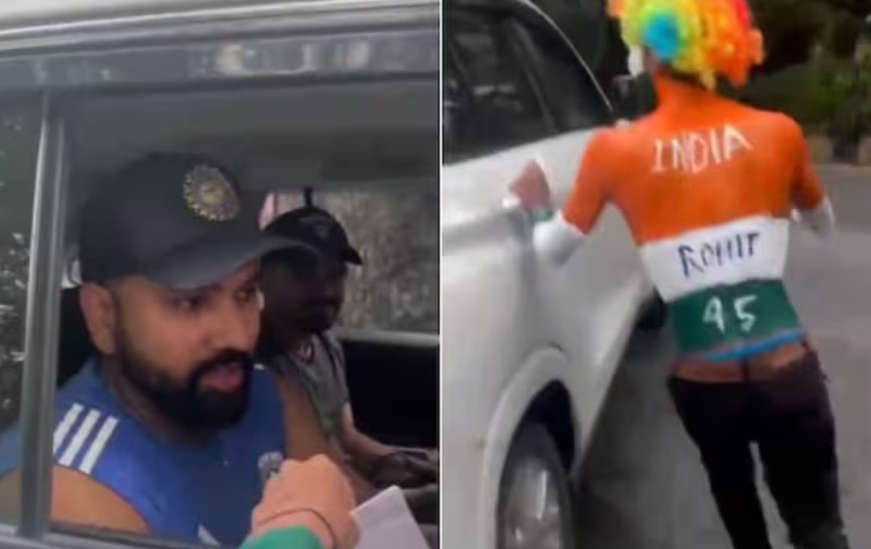 Rohit Sharma's Heartwarming Gesture: Stops Car To Give Fan An Autograph