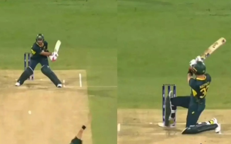 Glenn Maxwell Stuns With Audacious Reverse-Sweep Six Against Pakistan