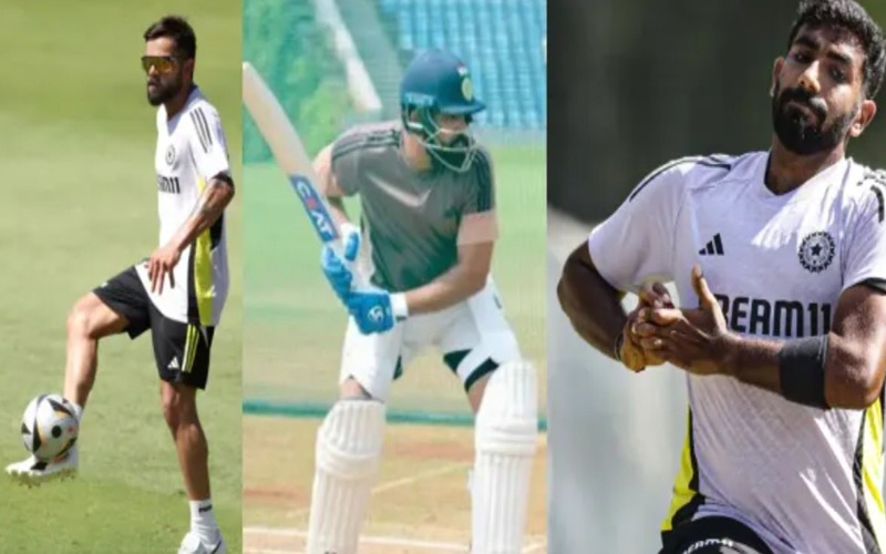 Team India’s Intense Practice Session at WACA Sets Tone For Upcoming ...