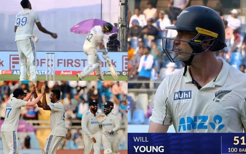 Will Young's Frustration Boils Over After Ravichandran Ashwin's Clever ...