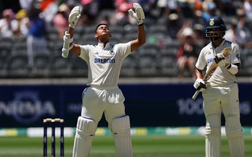 Yashasvi Jaiswal Slams Stunning Century With A Ramp Six, Wows Netizens ...