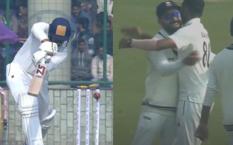 Virat Kohli’s Fiery Celebration: Hugs Navdeep Saini After Stunning Dismissal In Ranji Trophy
