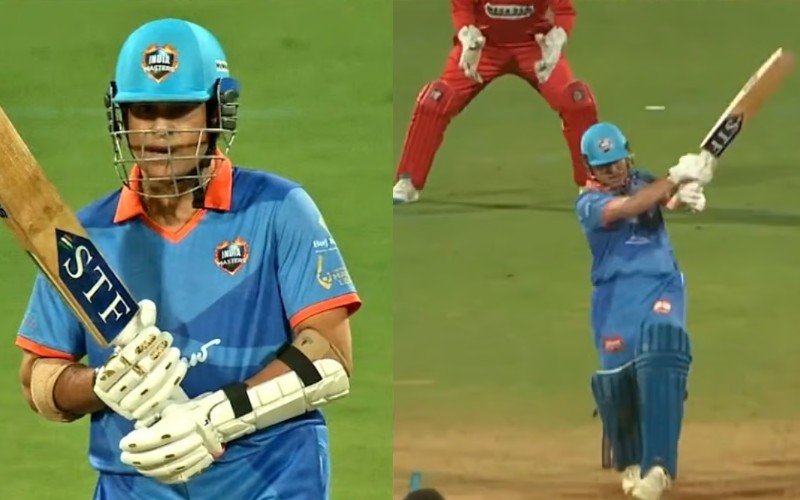 Sachin Tendulkar’s Batting Blitz Lights Up IML As India Masters ...