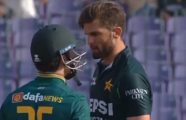 ICC Punishes Shaheen Afridi and Two Others For Code Of Conduct Breach