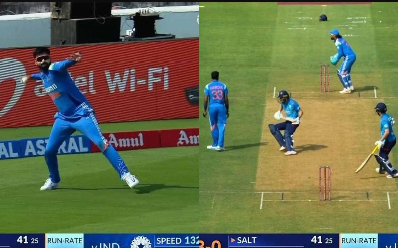 Shreyas Iyer’s Rocket Throw Sends Phil Salt Packing In Nagpur ODI