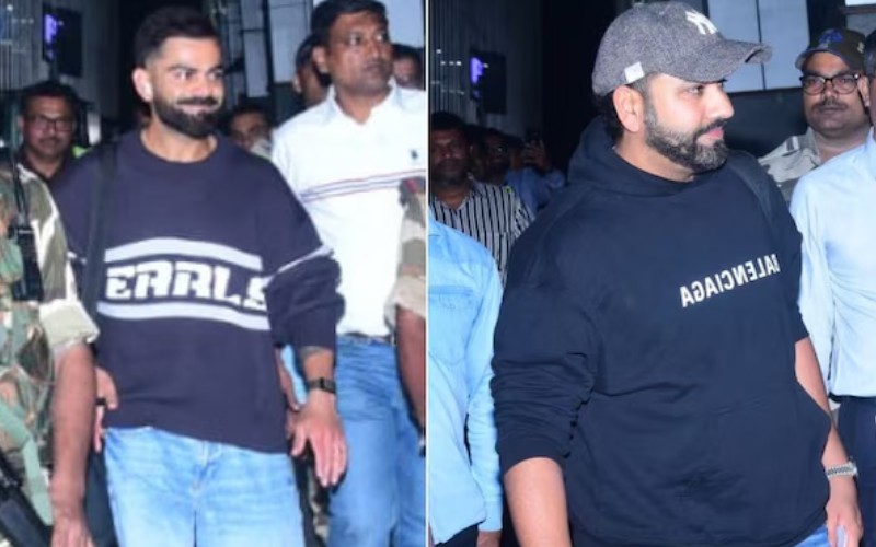 Virat Kohli and Rohit Sharma Arrive In Nagpur As India Gears Up For ODI Series Against England