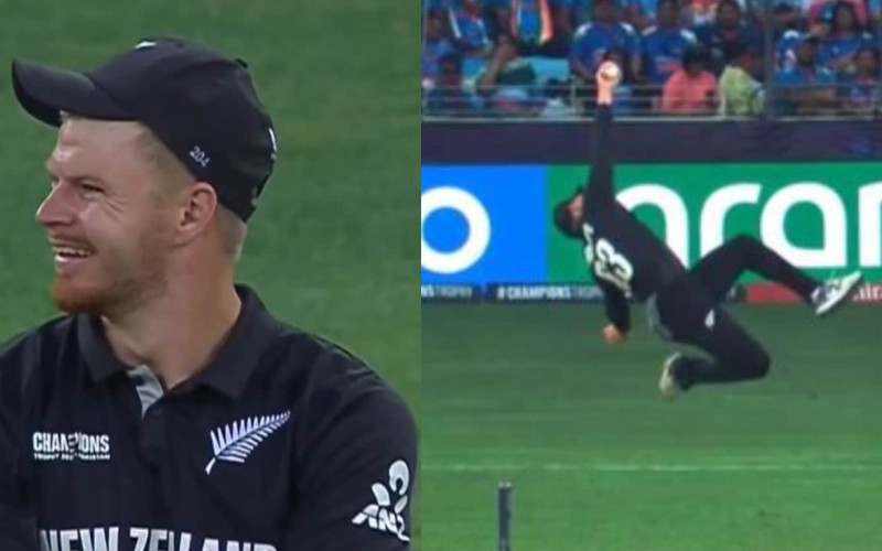Glenn Phillips' Flying Catch Stuns Shubman Gill In Champions Trophy ...