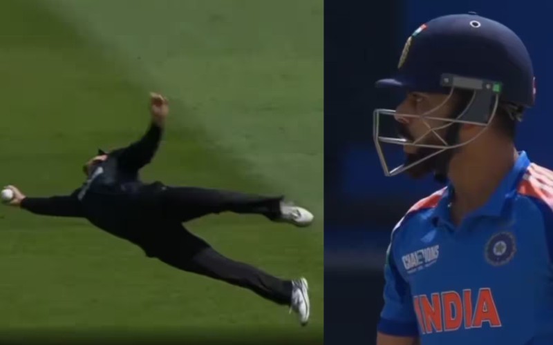 Glenn Phillips Shocks Virat Kohli With His Flying Catch