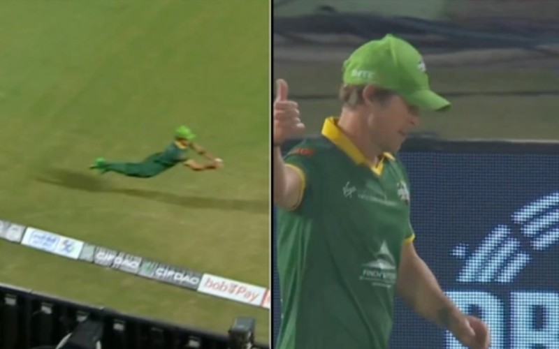 Jonty Rhodes Rolls Back The Years With Spectacular Dive In IML 2025